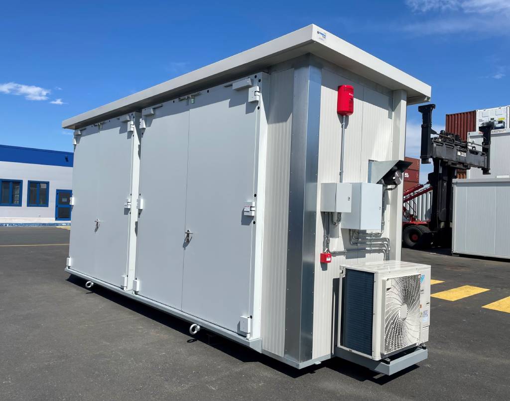 Shelter for Lithium Battery Storage - SOGESE